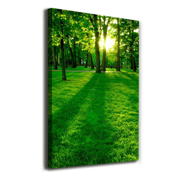 Union Rustic Sonne im Park - Kunstdrucke auf Leinwand - Wrapped Canvas | Wayfair.de
